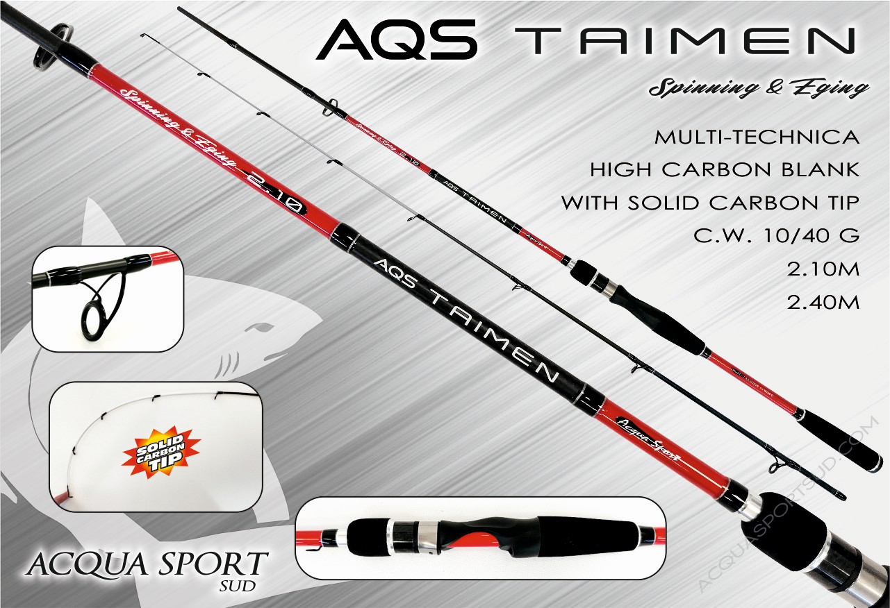 AQS TAIMEN SPINNING & EGING ROD 210CM 10-40G - Monster Bite