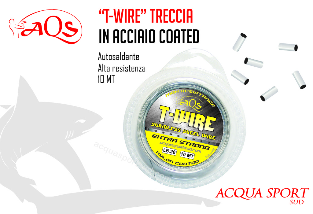AQS NYLON COATED PREDATOR WIRE 10M - Monster-Bite.com